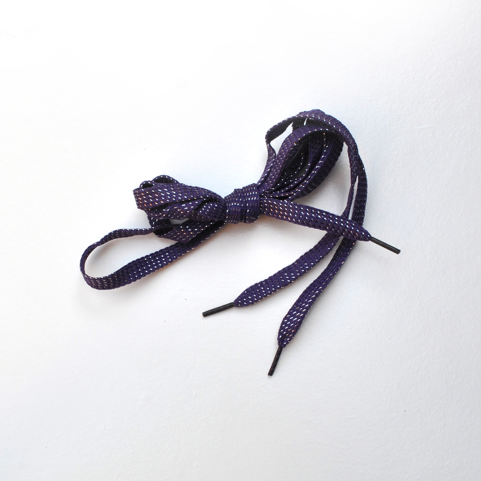 Shoe Laces Purple Glitter | Jex